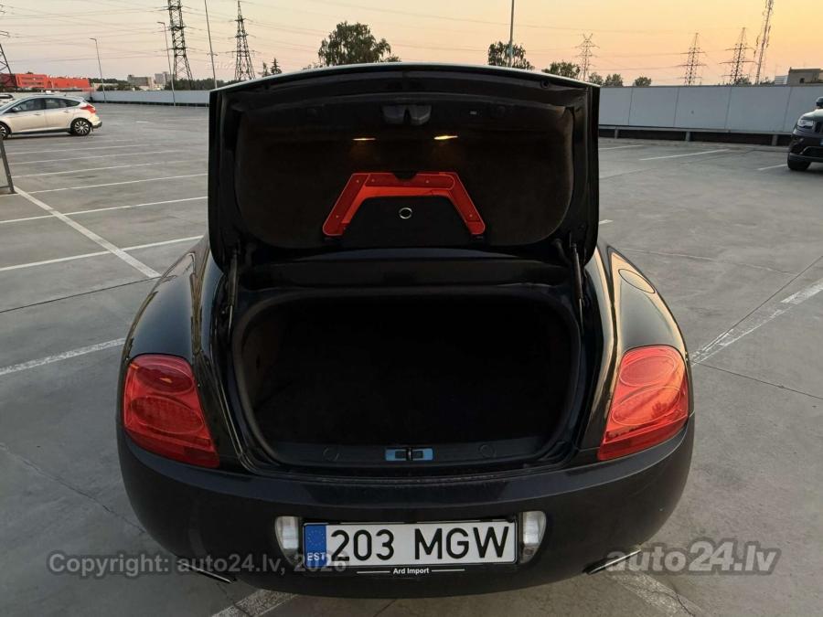 Black Bentley Continental 2008 in Tallinn, with an engine capacity of 6.00 L and mileage of 125 thousand km for 29900 €, photo 5 on AUTOMOTO.COM.LV