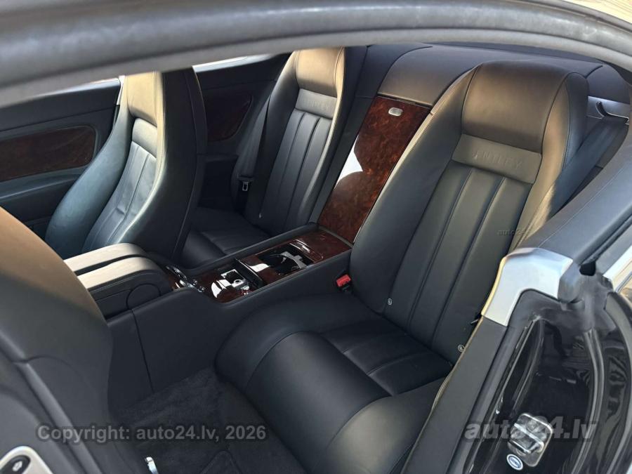 Black Bentley Continental 2008 in Tallinn, with an engine capacity of 6.00 L and mileage of 125 thousand km for 29900 €, photo 8 on AUTOMOTO.COM.LV