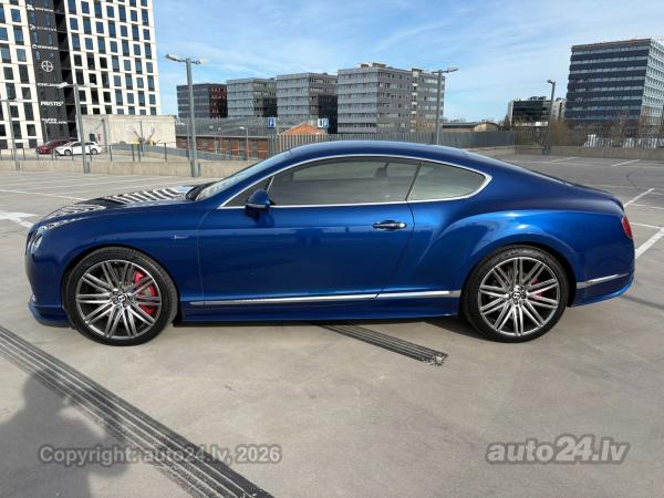 Blue Bentley Continental 2015 in Tallinn, with an engine capacity of 6.00 L and mileage of 35 thousand km for 69900 €, photo 3 on AUTOMOTO.COM.LV