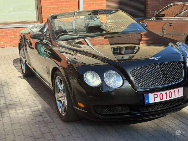 Black Bentley continental-gt 2007 in Vilnius, with an engine capacity of 6.00 L and mileage of 80 thousand km for 50000 €, photo 3 on AUTOMOTO.COM.LV
