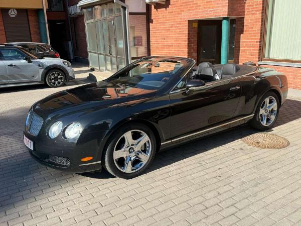Black Bentley continental-gt 2007 in Vilnius, with an engine capacity of 6.00 L and mileage of 80 thousand km for 50000 €, photo 6 on AUTOMOTO.COM.LV