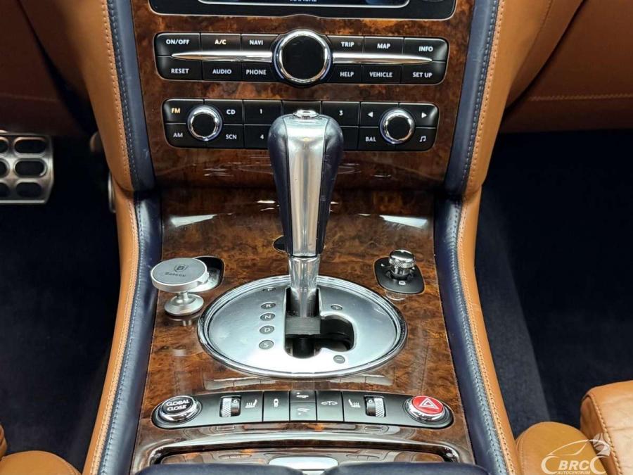 Blue Bentley continental-gt 2005 in Vilnius, with an engine capacity of 6.00 L and mileage of 125 thousand km for 14900 €, photo 16 on AUTOMOTO.COM.LV