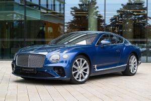 Blue Bentley continental-gt 2019 in Vilnius, with an engine capacity of 5.95 L and mileage of 78 thousand km for 132000 €, photo 1 on AUTOMOTO.COM.LV