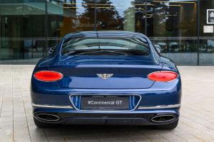 Blue Bentley continental-gt 2019 in Vilnius, with an engine capacity of 5.95 L and mileage of 78 thousand km for 132000 €, photo 5 on AUTOMOTO.COM.LV