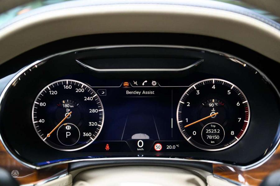 Blue Bentley continental-gt 2019 in Vilnius, with an engine capacity of 5.95 L and mileage of 78 thousand km for 132000 €, photo 23 on AUTOMOTO.COM.LV