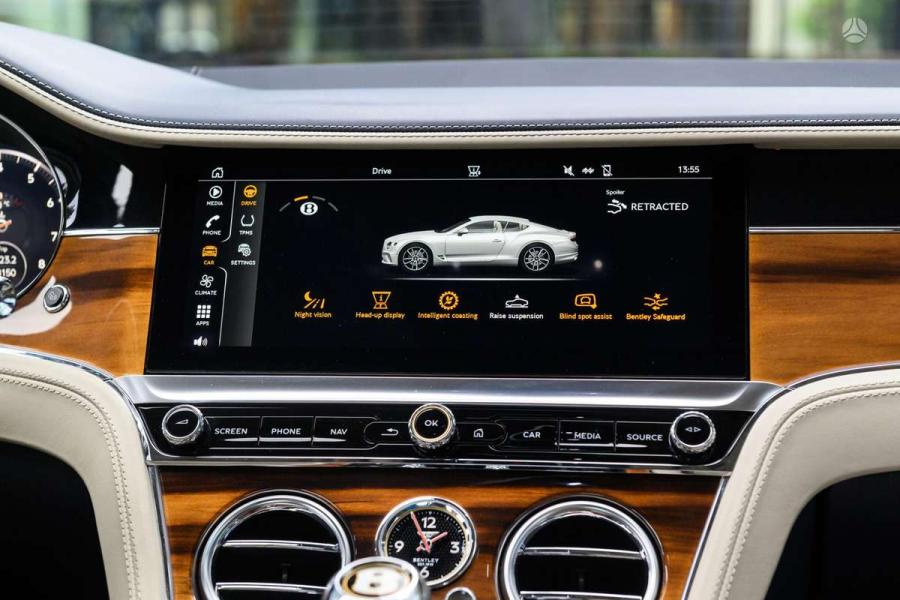 Blue Bentley continental-gt 2019 in Vilnius, with an engine capacity of 5.95 L and mileage of 78 thousand km for 132000 €, photo 24 on AUTOMOTO.COM.LV