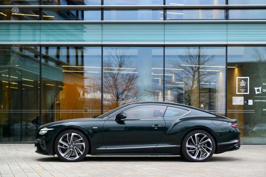 Green Bentley continental-gt 2025 in Vilnius, with an engine capacity of 4.00 L and mileage of 3 thousand km for 335000 €, photo 4 on AUTOMOTO.COM.LV