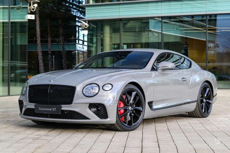 Pelēks Bentley continental-gt 2022 Viļņa, ar dzinēja tilpumu 4.00 L un nobraukumu 19 tūkst. km par 199000 €, foto 1 vietnē AUTOMOTO.COM.LV