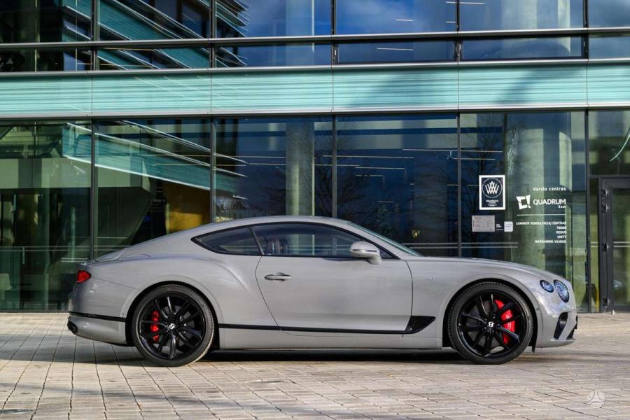 Pelēks Bentley continental-gt 2022 Viļņa, ar dzinēja tilpumu 4.00 L un nobraukumu 19 tūkst. km par 199000 €, foto 4 vietnē AUTOMOTO.COM.LV