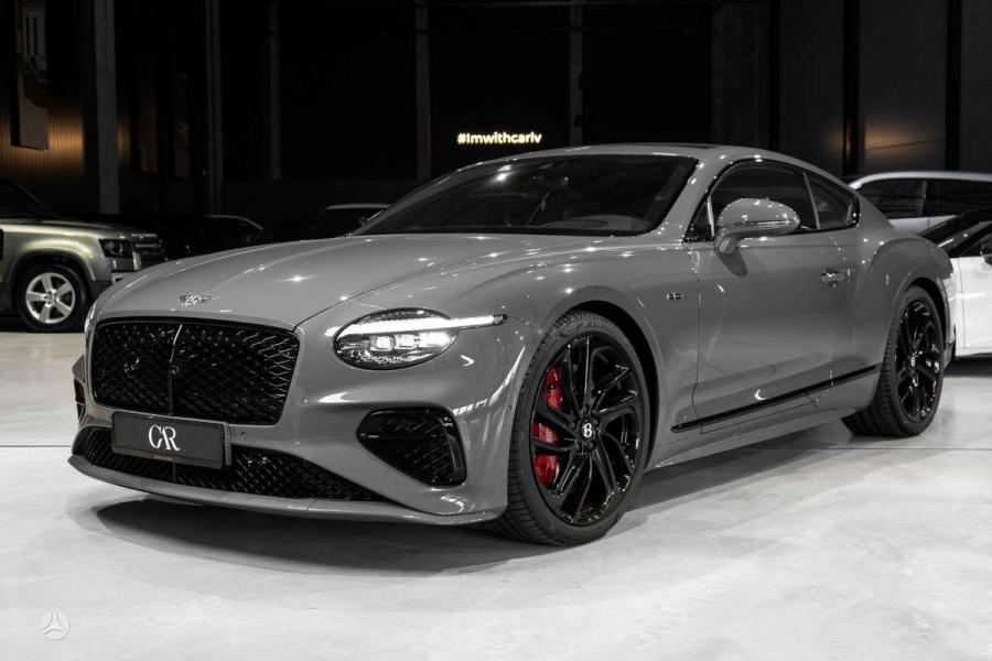 Pelēks Bentley continental-gt 2025 Rīga, ar dzinēja tilpumu 4.00 L un nobraukumu 1 tūkst. km par 309000 €, foto 1 vietnē AUTOMOTO.COM.LV