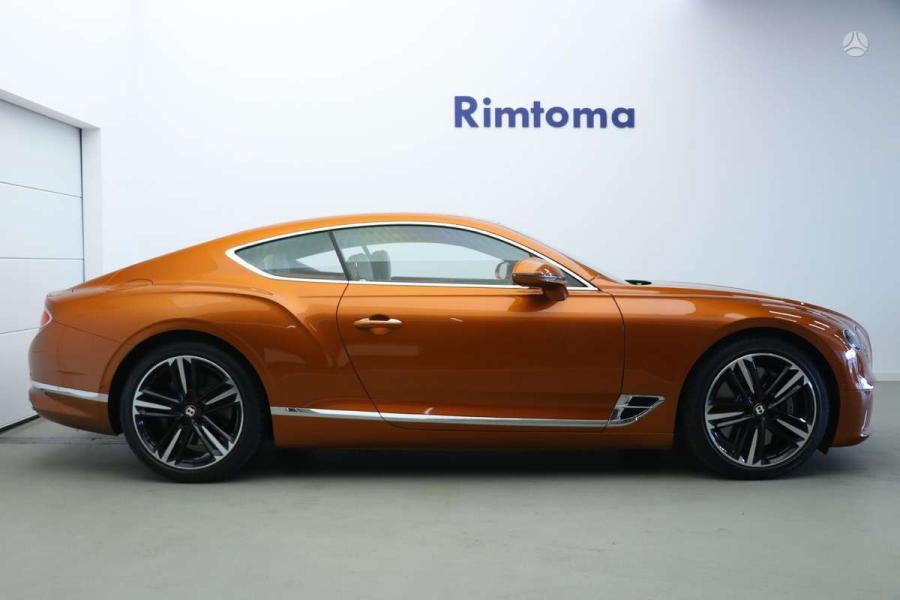 Orange Bentley continental-gt 2019 in Vilnius, with an engine capacity of 4.00 L and mileage of 61 thousand km for 129990 €, photo 3 on AUTOMOTO.COM.LV