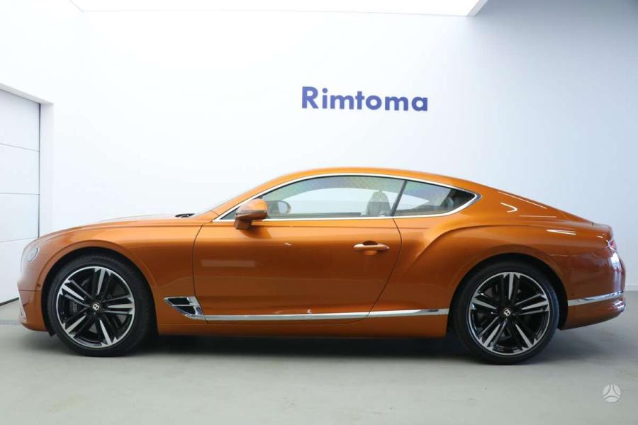 Orange Bentley continental-gt 2019 in Vilnius, with an engine capacity of 4.00 L and mileage of 61 thousand km for 129990 €, photo 5 on AUTOMOTO.COM.LV