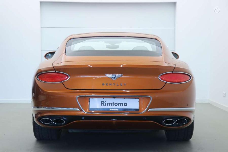 Orange Bentley continental-gt 2019 in Vilnius, with an engine capacity of 4.00 L and mileage of 61 thousand km for 129990 €, photo 8 on AUTOMOTO.COM.LV