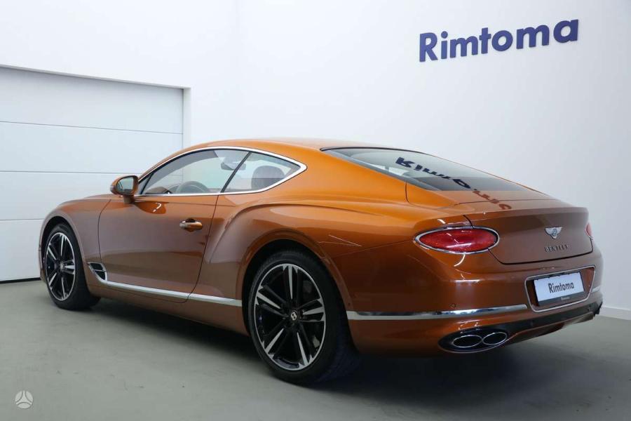Orange Bentley continental-gt 2019 in Vilnius, with an engine capacity of 4.00 L and mileage of 61 thousand km for 129990 €, photo 2 on AUTOMOTO.COM.LV