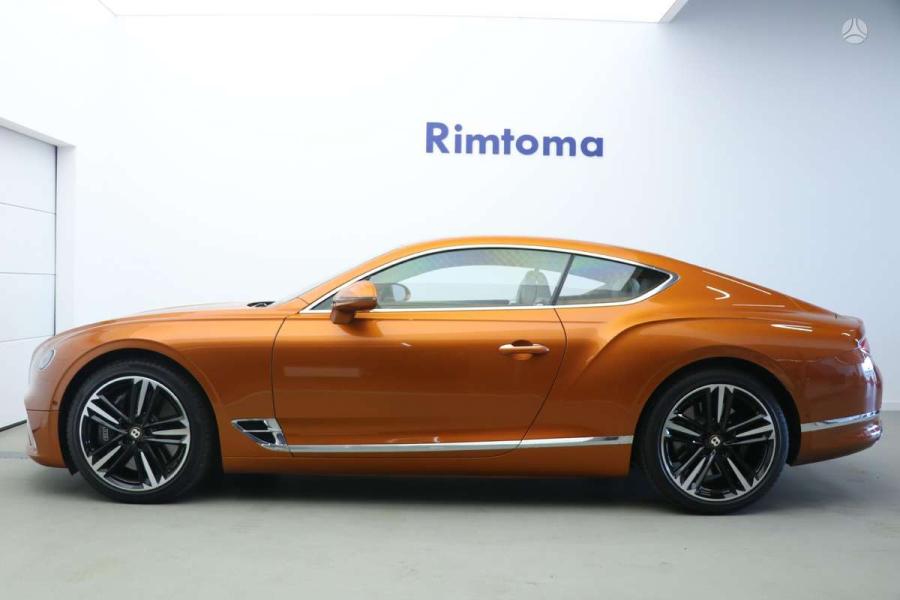Orange Bentley continental-gt 2019 in Vilnius, with an engine capacity of 4.00 L and mileage of 61 thousand km for 129990 €, photo 5 on AUTOMOTO.COM.LV