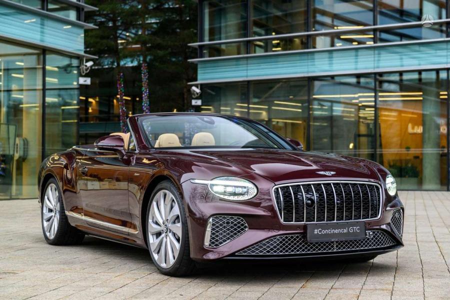 Sarkans Bentley continental-gt 2025 Viļņa, ar dzinēja tilpumu 4.00 L un nobraukumu 20 tūkst. km par 344850 €, foto 3 vietnē AUTOMOTO.COM.LV