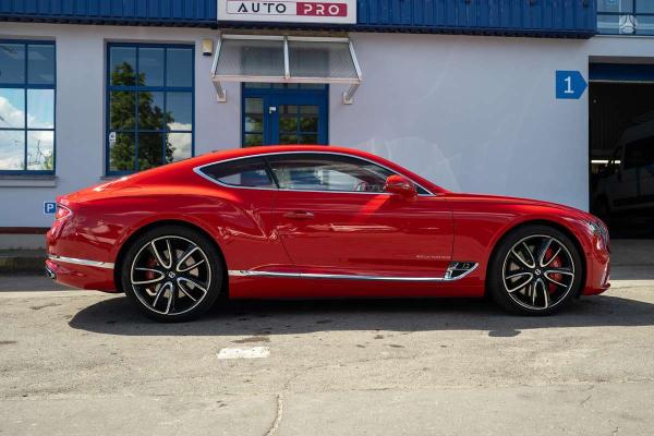Sarkans Bentley continental-gt 2019 Viļņa, ar dzinēja tilpumu 5.95 L un nobraukumu 26 tūkst. km par 120000 €, foto 6 vietnē AUTOMOTO.COM.LV