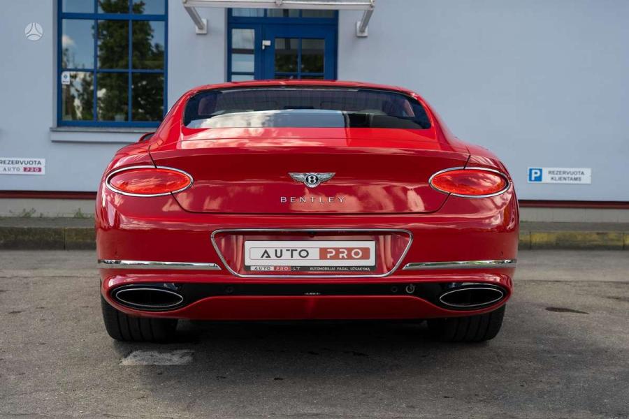 Sarkans Bentley continental-gt 2019 Viļņa, ar dzinēja tilpumu 5.95 L un nobraukumu 26 tūkst. km par 120000 €, foto 9 vietnē AUTOMOTO.COM.LV