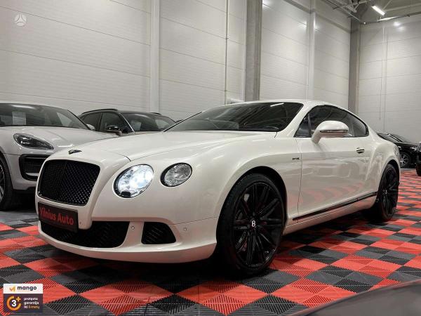 Balts Bentley continental-gt 2014 Viļņa, ar dzinēja tilpumu 6.00 L un nobraukumu 53 tūkst. km par 58990 €, foto 1 vietnē AUTOMOTO.COM.LV