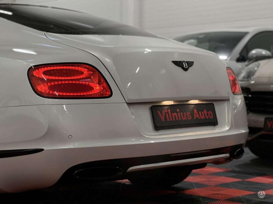 White Bentley continental-gt 2014 in Vilnius, with an engine capacity of 6.00 L and mileage of 53 thousand km for 58990 €, photo 10 on AUTOMOTO.COM.LV
