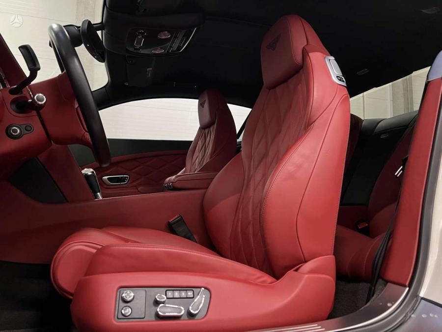White Bentley continental-gt 2014 in Vilnius, with an engine capacity of 6.00 L and mileage of 53 thousand km for 58990 €, photo 20 on AUTOMOTO.COM.LV