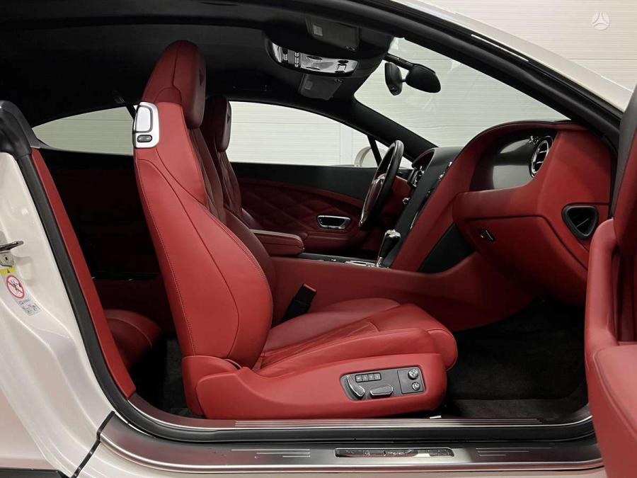White Bentley continental-gt 2014 in Vilnius, with an engine capacity of 6.00 L and mileage of 53 thousand km for 58990 €, photo 23 on AUTOMOTO.COM.LV