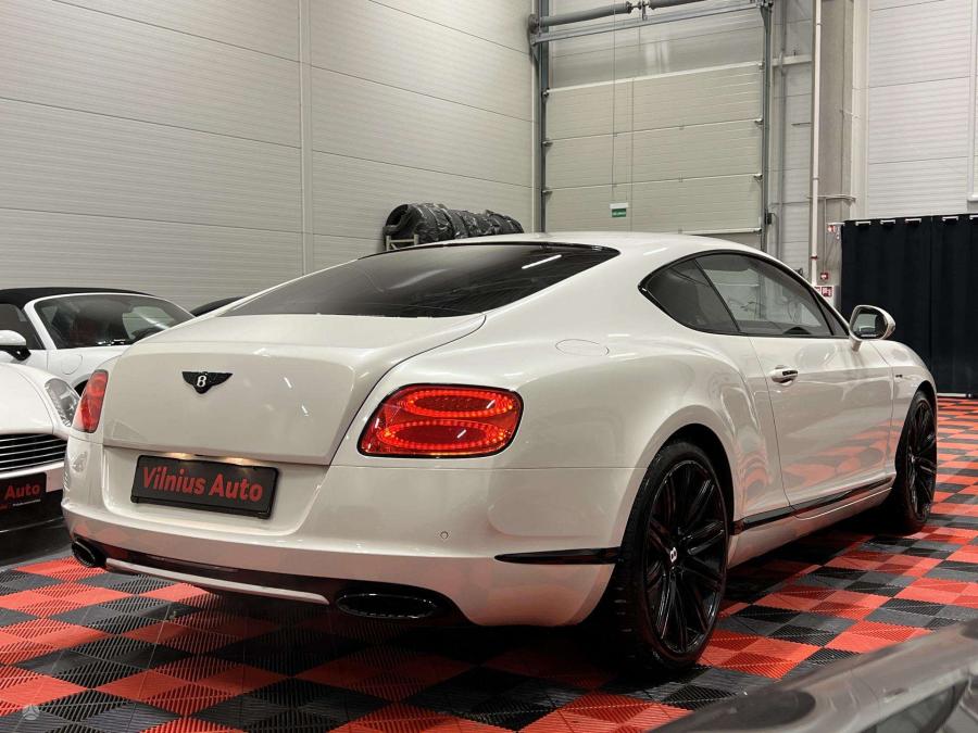 White Bentley continental-gt 2014 in Vilnius, with an engine capacity of 6.00 L and mileage of 53 thousand km for 52990 €, photo 5 on AUTOMOTO.COM.LV