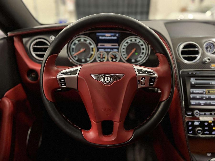 White Bentley continental-gt 2014 in Vilnius, with an engine capacity of 6.00 L and mileage of 53 thousand km for 52990 €, photo 27 on AUTOMOTO.COM.LV