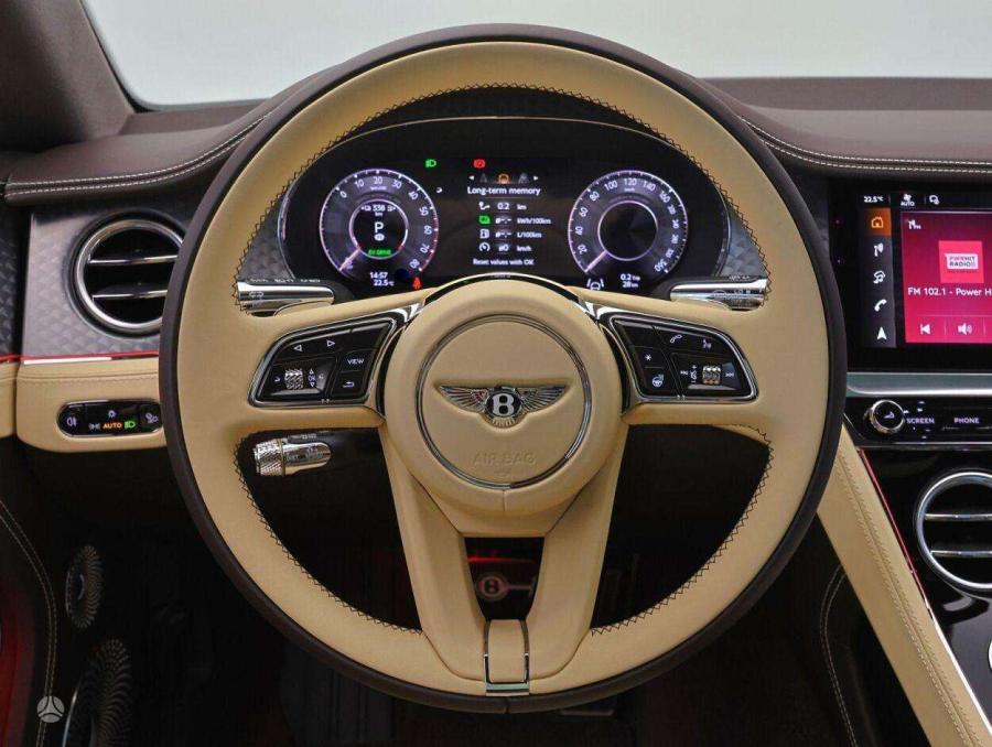 Dzeltens Bentley continental-gt 2025 Tallina, ar dzinēja tilpumu 4.00 L un nobraukumu 1 tūkst. km par 305000 €, foto 16 vietnē AUTOMOTO.COM.LV