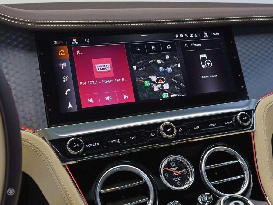 Dzeltens Bentley continental-gt 2025 Tallina, ar dzinēja tilpumu 4.00 L un nobraukumu 1 tūkst. km par 305000 €, foto 17 vietnē AUTOMOTO.COM.LV