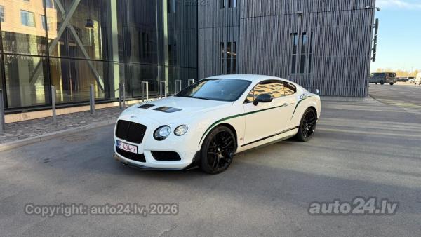 White Bentley Continental 2016 in Riga, with an engine capacity of 3.99 L and mileage of 53 thousand km for 147560 €, photo 1 on AUTOMOTO.COM.LV