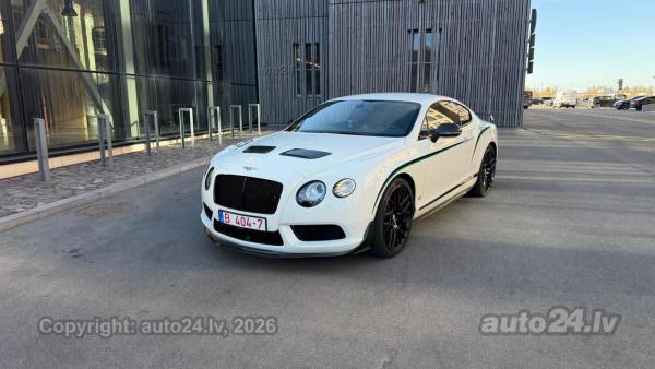 White Bentley Continental 2016 in Riga, with an engine capacity of 3.99 L and mileage of 53 thousand km for 147560 €, photo 2 on AUTOMOTO.COM.LV