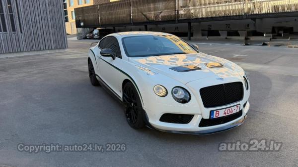 White Bentley Continental 2016 in Riga, with an engine capacity of 3.99 L and mileage of 53 thousand km for 147560 €, photo 4 on AUTOMOTO.COM.LV