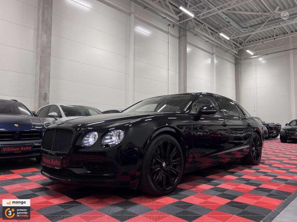 Melns Bentley flying-spur 2014 Viļņa, ar dzinēja tilpumu 6.00 L un nobraukumu 196 tūkst. km par 44999 €, foto 1 vietnē AUTOMOTO.COM.LV