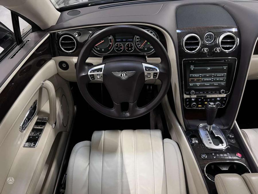 Melns Bentley flying-spur 2014 Viļņa, ar dzinēja tilpumu 6.00 L un nobraukumu 196 tūkst. km par 44999 €, foto 20 vietnē AUTOMOTO.COM.LV