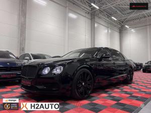 Melns Bentley flying-spur 2014 Viļņa, ar dzinēja tilpumu 6.00 L un nobraukumu 196 tūkst. km par 43000 €, foto  vietnē AUTOMOTO.COM.LV