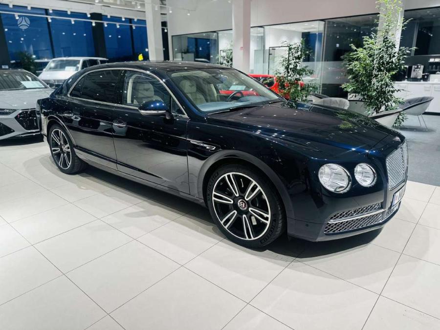 Zils Bentley flying-spur 2015 Kauņa, ar dzinēja tilpumu 4.00 L un nobraukumu 103 tūkst. km par 61000 €, foto 2 vietnē AUTOMOTO.COM.LV
