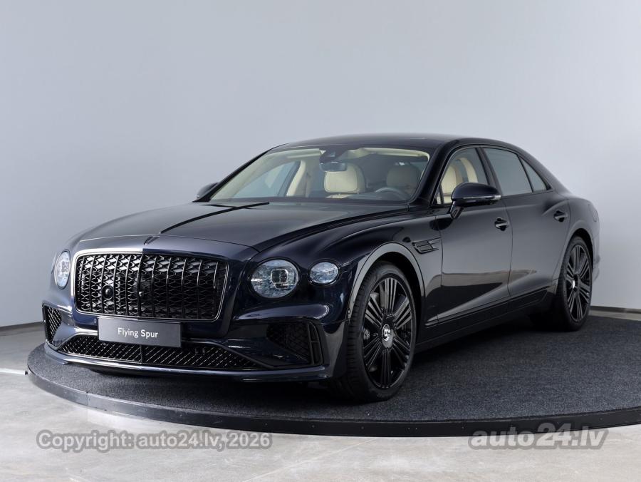Blue Bentley flying-spur 2026 in Tallinn, with an engine capacity of 4.00 L and mileage of 0 thousand km for 352888 €, photo 1 on AUTOMOTO.COM.LV