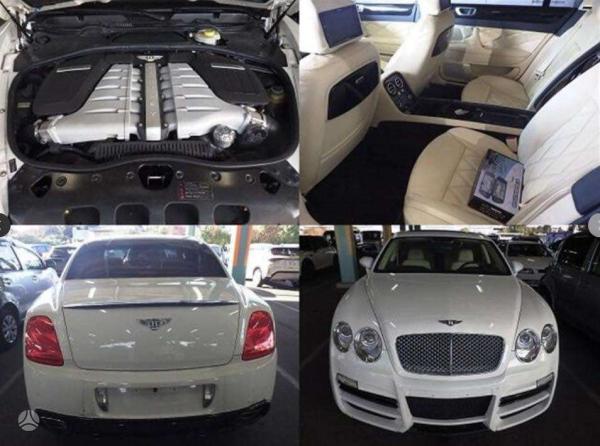 Balts Bentley flying-spur 2008 Utena, ar dzinēja tilpumu 6.00 L un nobraukumu 30 tūkst. km par 19999 €, foto 2 vietnē AUTOMOTO.COM.LV