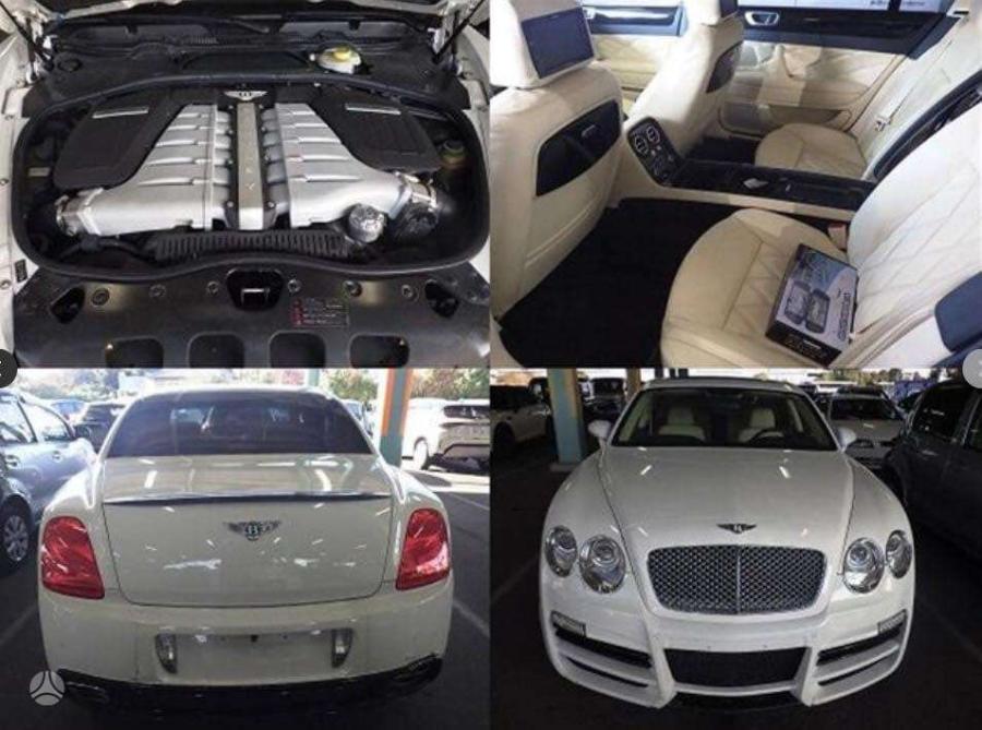 Balts Bentley flying-spur 2008 Utena, ar dzinēja tilpumu 6.00 L un nobraukumu 30 tūkst. km par 19999 €, foto 2 vietnē AUTOMOTO.COM.LV