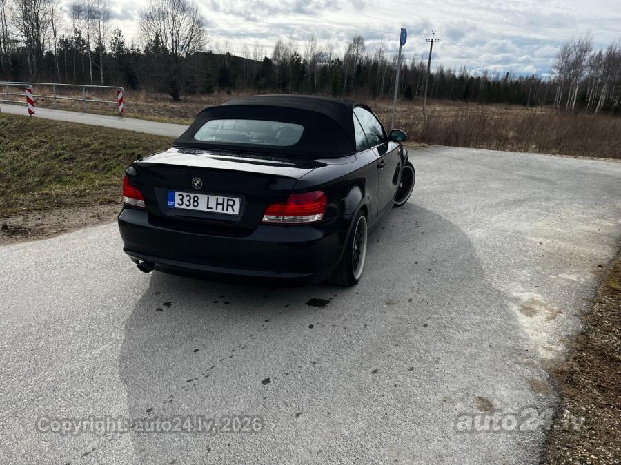 Black BMW 1-series 2008 in Tallinn, with an engine capacity of 2.00 L and mileage of 241 thousand km for 7500 €, photo 8 on AUTOMOTO.COM.LV