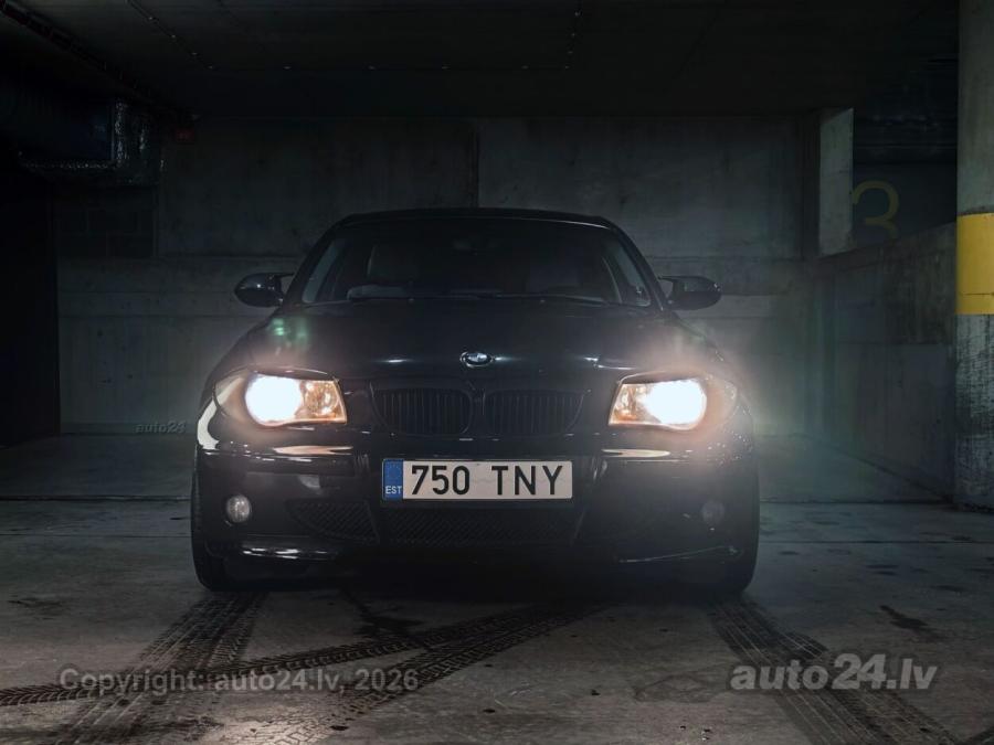 Black BMW 1-series 2005 in Tallinn, with an engine capacity of 2.00 L and mileage of 297 thousand km for 4490 €, photo 1 on AUTOMOTO.COM.LV