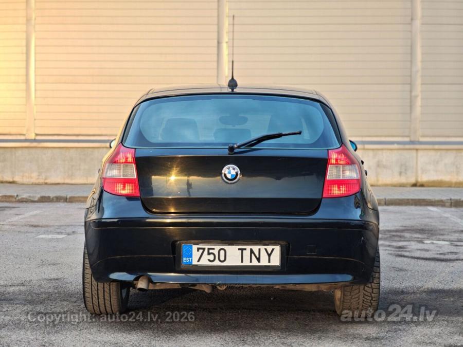 Black BMW 1-series 2005 in Tallinn, with an engine capacity of 2.00 L and mileage of 297 thousand km for 4490 €, photo 12 on AUTOMOTO.COM.LV