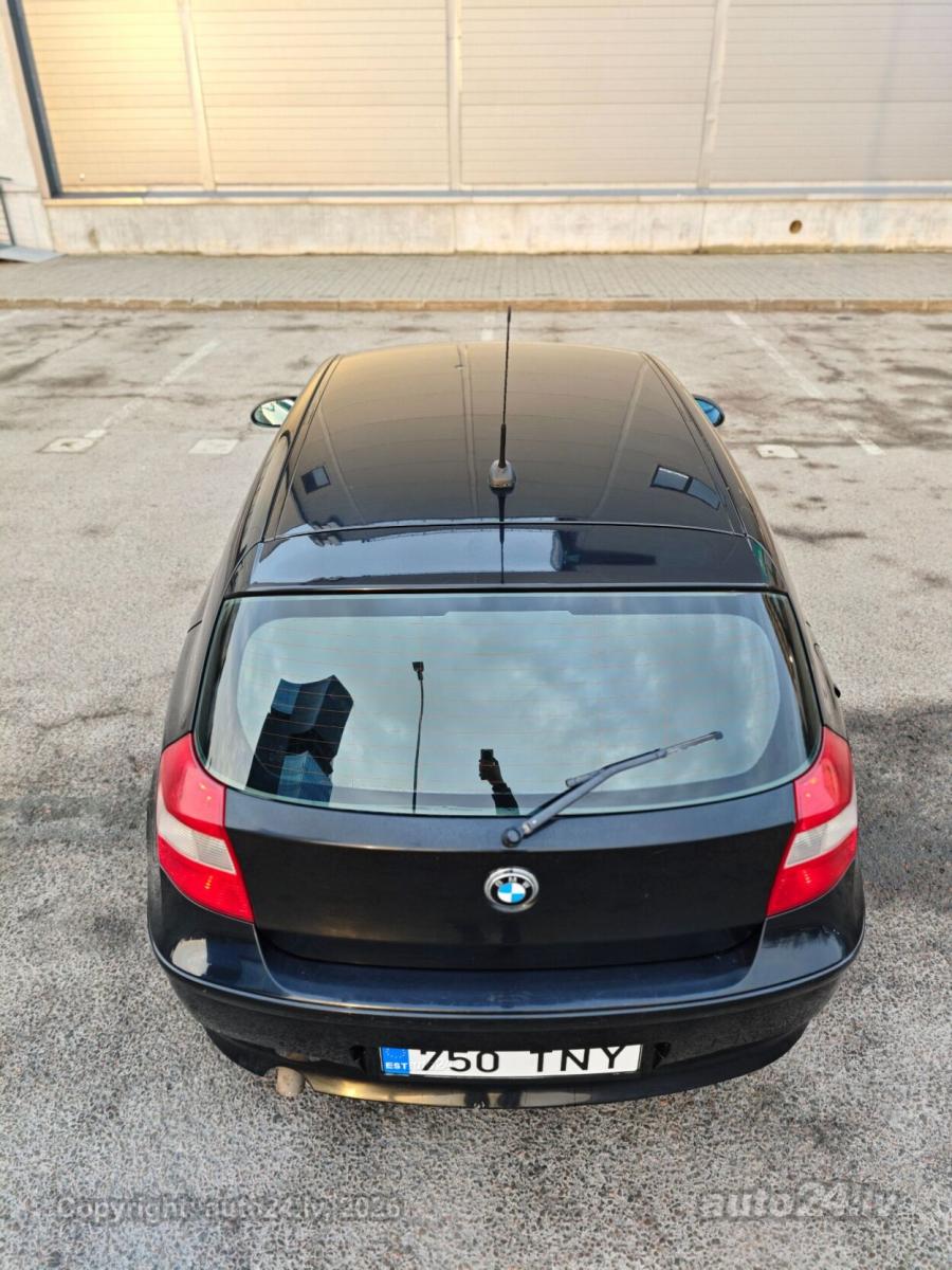 Black BMW 1-series 2005 in Tallinn, with an engine capacity of 2.00 L and mileage of 297 thousand km for 4490 €, photo 13 on AUTOMOTO.COM.LV