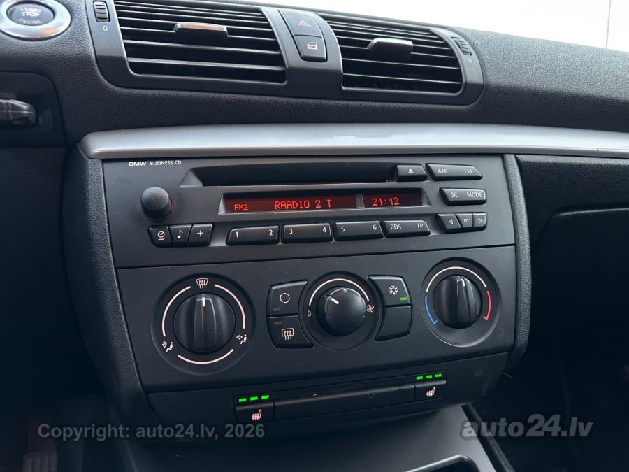 Black BMW 1-series 2005 in Tallinn, with an engine capacity of 1.60 L and mileage of 307 thousand km for 2400 €, photo 7 on AUTOMOTO.COM.LV