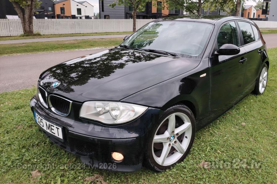 Black BMW 1-series 2005 in Tallinn, with an engine capacity of 2.00 L and mileage of 207 thousand km for 3499 €, photo 6 on AUTOMOTO.COM.LV