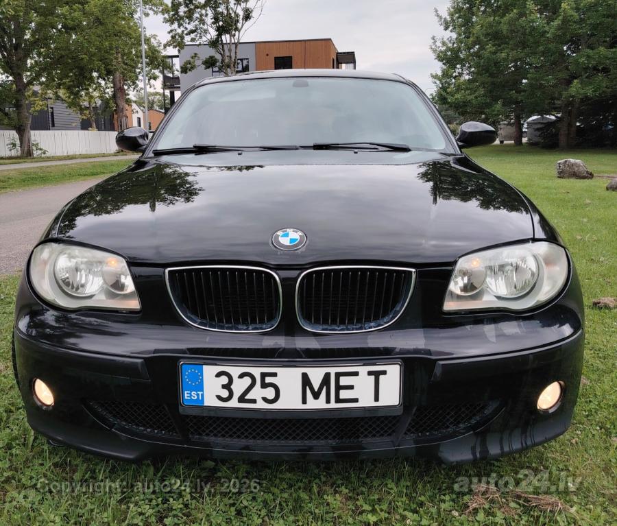 Black BMW 1-series 2005 in Tallinn, with an engine capacity of 2.00 L and mileage of 207 thousand km for 3499 €, photo 7 on AUTOMOTO.COM.LV