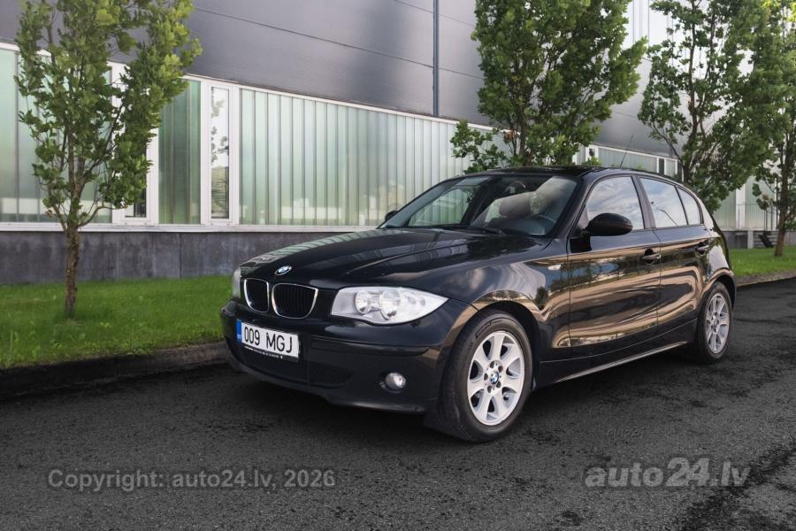 Black BMW 1-series 2006 in Tallinn, with an engine capacity of 2.00 L and mileage of 230 thousand km for 3000 €, photo 1 on AUTOMOTO.COM.LV
