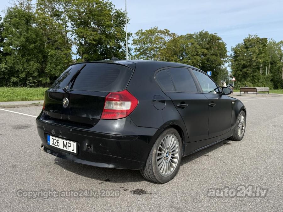 Melns BMW 1-series 2006 Tallina, ar dzinēja tilpumu 2.00 L un nobraukumu 390 tūkst. km par 1700 €, foto 7 vietnē AUTOMOTO.COM.LV