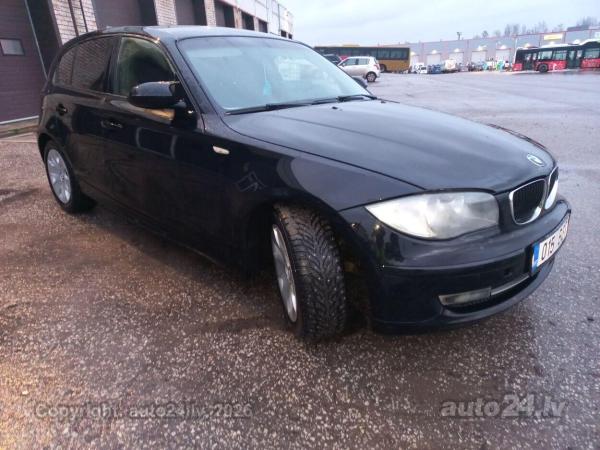 Black BMW 1-series 2007 in Tallinn, with an engine capacity of 1.60 L and mileage of 155 thousand km for 3250 €, photo 2 on AUTOMOTO.COM.LV